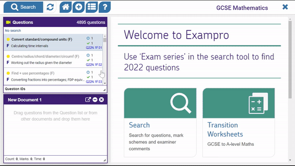 Exampro | GCSE Maths Updates - Exampro